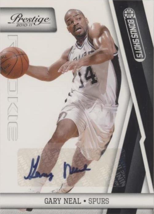 2010-11 Prestige - Rookie Gary Neal #246 Bonus Shots Black Autographs ...