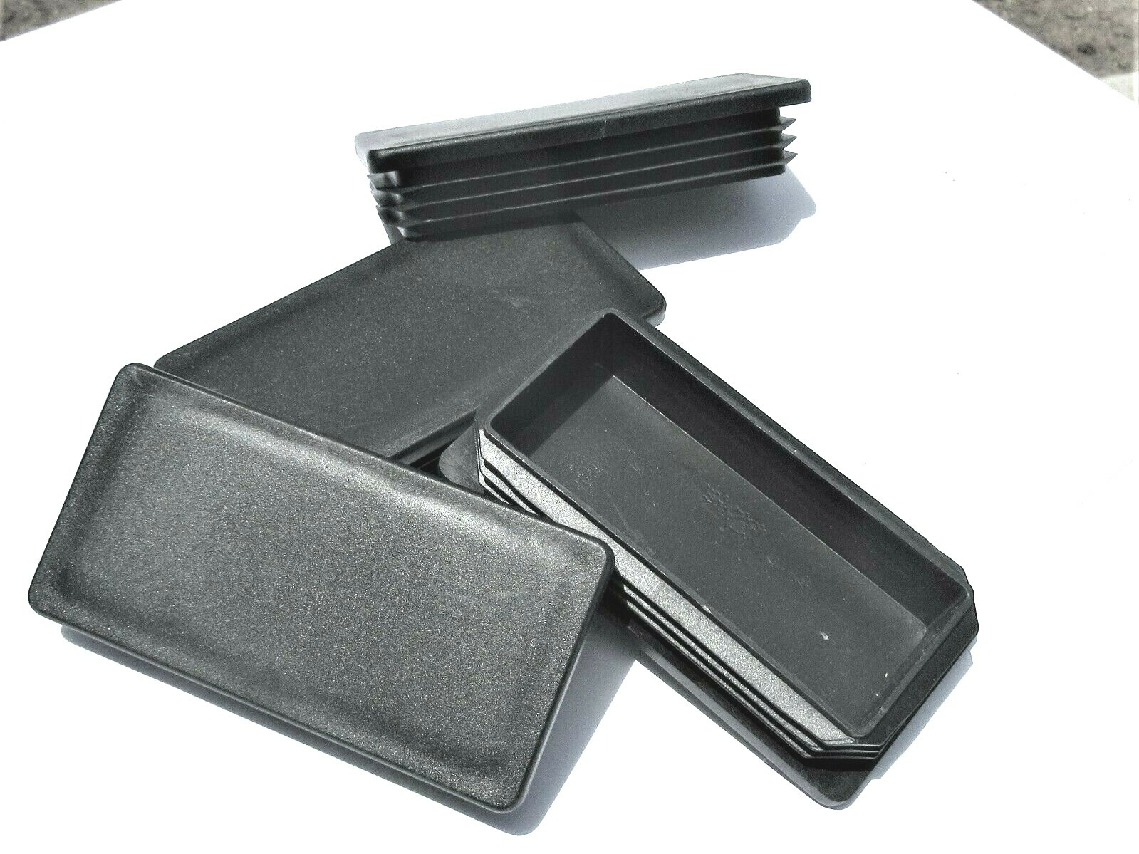 2" x 4” Rectangle Tube Plugs 8-12 GA Rectangular Tube Cap Tubing Plugs ...