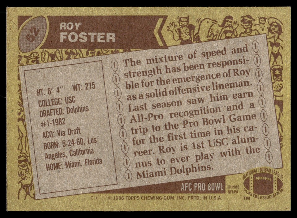 1986 Topps - #52 Roy Foster EX | eBay