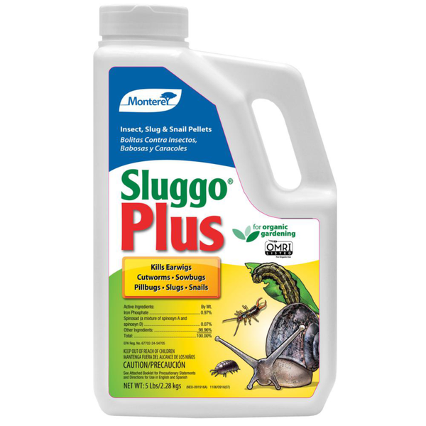 Monterey Sluggo Plus Molluscicide Jug Size: 5 lbs (LG6580) for sale ...