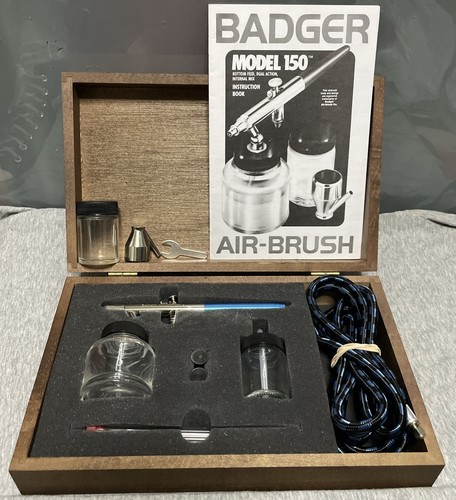 Badger Airbrush Vintage 1987 Model 150-5 PK Siphon Feed Painting Kit ...