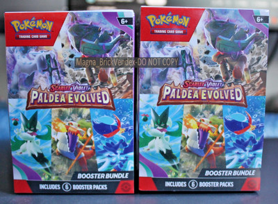 Pokemon SV02 Paldea Evolved Booster Bundle (6 pack) X2 FACTORY SEALED ...