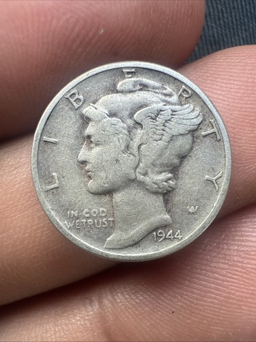 1944 W MERCURY DIME P Adolph Weinman’s "In Cod We Trust" Silver Error ...