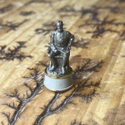 Franklin Mint Civil War Chess Confederate Bishop Piece - Stonewall ...