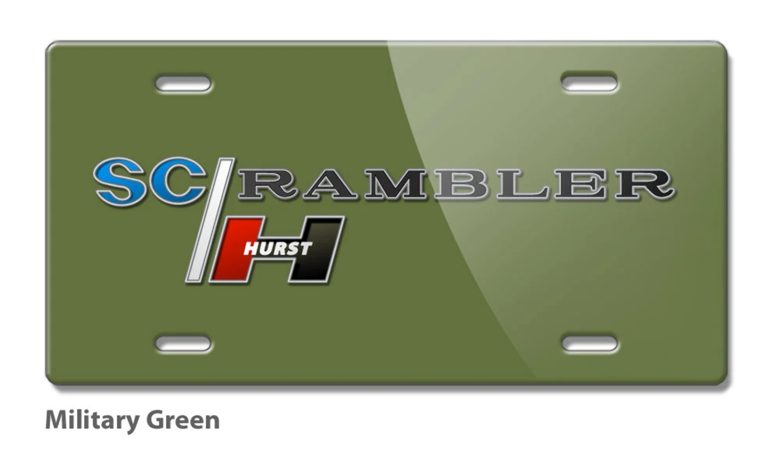 1969 AMC Hurst S/C Rambler Emblem Novelty License Plate - 16 colors ...