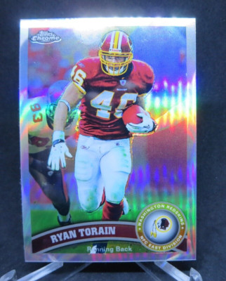 2011 Topps Chrome Refractors Washington Redskins #11 Ryan Torain LP | eBay
