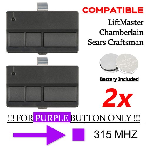 2 PC 371LM 372LM Control Remoto Para Abre-puertas De Garaje Para ...