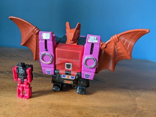 TRANSFORMERS G1 MINDWIPE & VORATH Headmasters Figure 1987 87 Takara ...