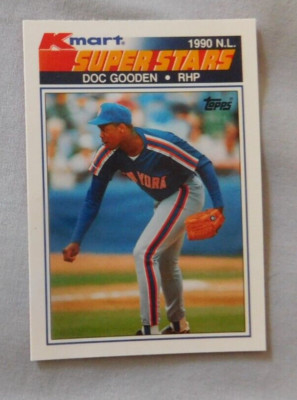 1990 Kmart Super Stars #10 Doc Gooden New York Mets Baseball Card mint ...