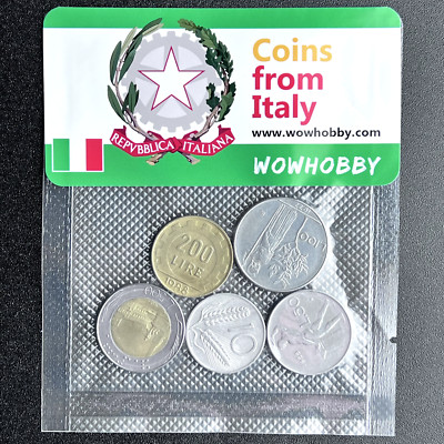 Italian Coins 🇮🇹 5 Unique Random Coins from Italy for Coin Collecting ...