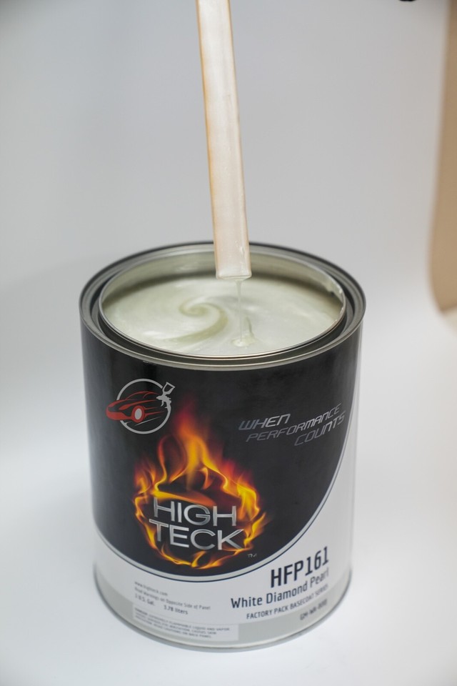 High Teck HFP161 White Diamond Pearl Midcoat GALLON Size! GM 800J Auto ...
