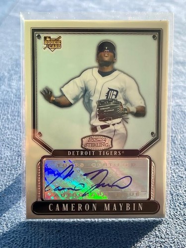 Cameron Maybin 2007 Bowman Sterling #BS-CM RC ROOKIE AUTO *BROOKLYN ...