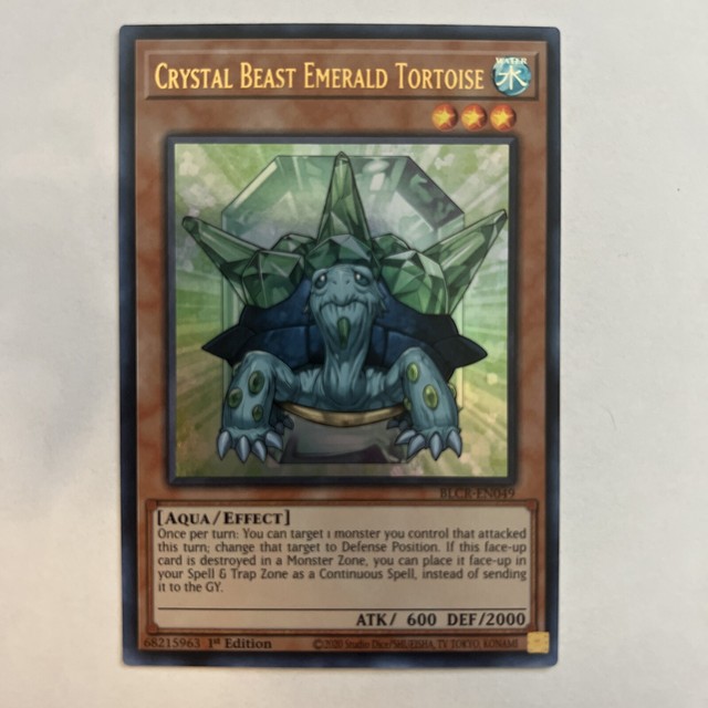 Yu-Gi-Oh! TCG Crystal Beast Emerald Tortoise Ra Yellow Mega-Pack RYMP ...