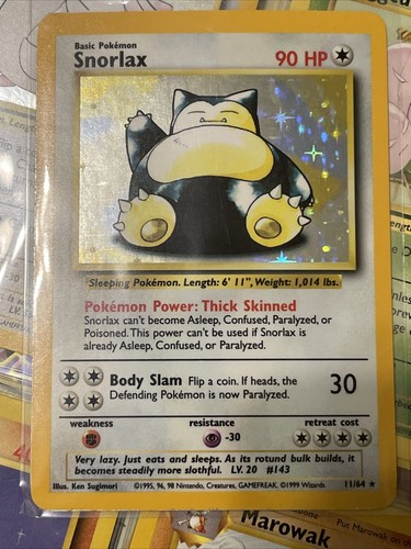 No Symbol Pokémon TCG Snorlax Legendary Collection 64 Regular Uncommon ...