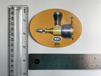 COX THIMBLE DROME RR1 Glossy 4” Sticker 049 MODEL AIRPLANE ENGINE ...