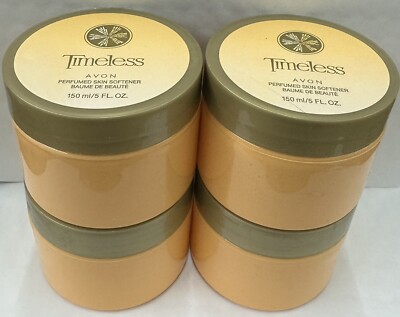 4-Avon Timeless Perfumed Skin Softener Cream Jar 5 oz | eBay
