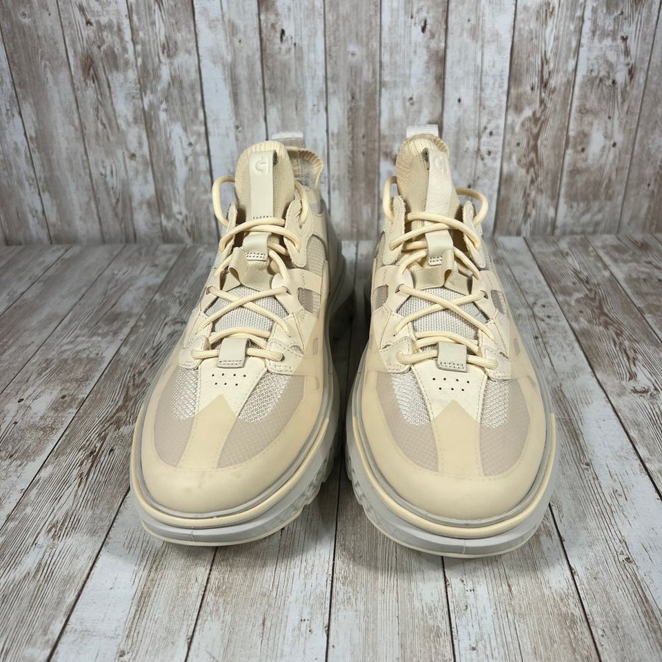 MEN'S COLE HAAN 5.ZEROGRAND WORK SNEAKER SHOE ALABASTER GLEAM C35899 sz ...