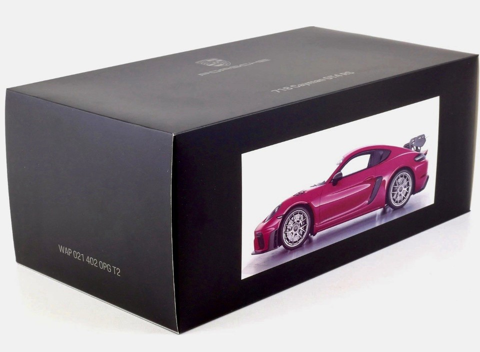 1:18 SPARK PORSCHE 718 CAYMAN GT4 RS RUBY STAR NO BBR D&G MR AMALGAM H ...