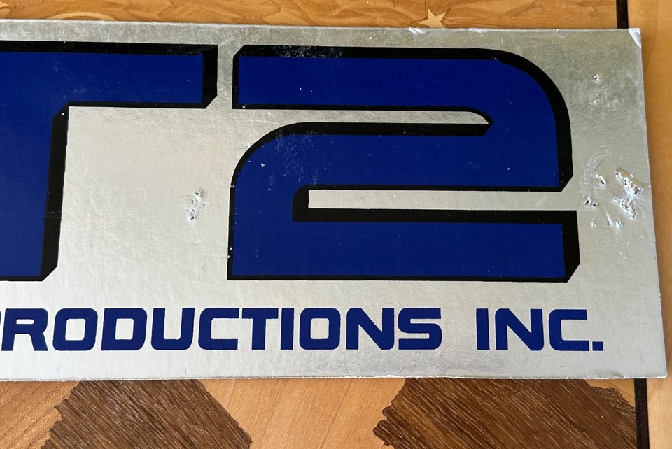 TERMINATOR 2 CAST & CREW PROP PARKING VEHICLE PASS DISPLAY PLACARD 350 ...