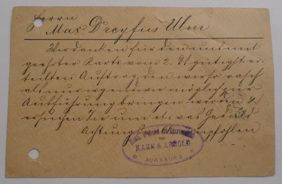 STAMPMART : GERMANY 1893 KONIGREICH BAYERN POSTAL USED POSTCARD | eBay UK