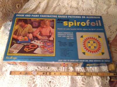 Vintage 1970 Kenner's Spirofoil Toy Design Craft Kit | eBay
