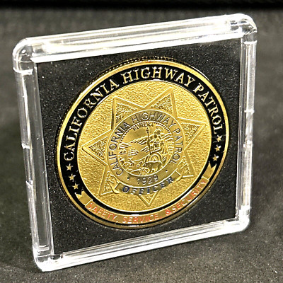 CALIFORNIA HIGHWAY PATROL "CHP" Challenge Coin NEW 2X2 ST CASE INCLUDED ...