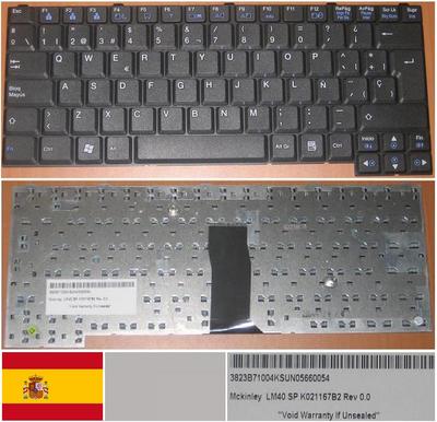 Keyboard Qwerty Spanish LG LM40 LM-40 K021167B2 3823B71004K Black | eBay
