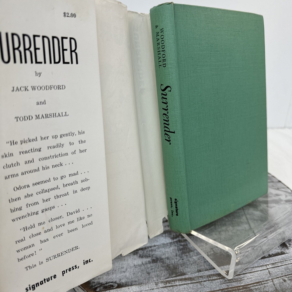 SURRENDER Jack Woodford Todd Marshall 1953 Non-graphic erotica hc/dj | eBay