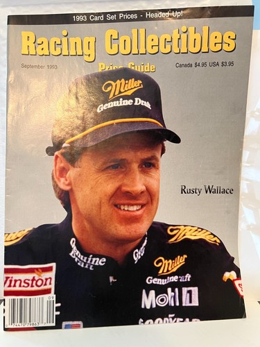September 1993 Racing Collectibles Price Guide RUSTY WALLACE | eBay