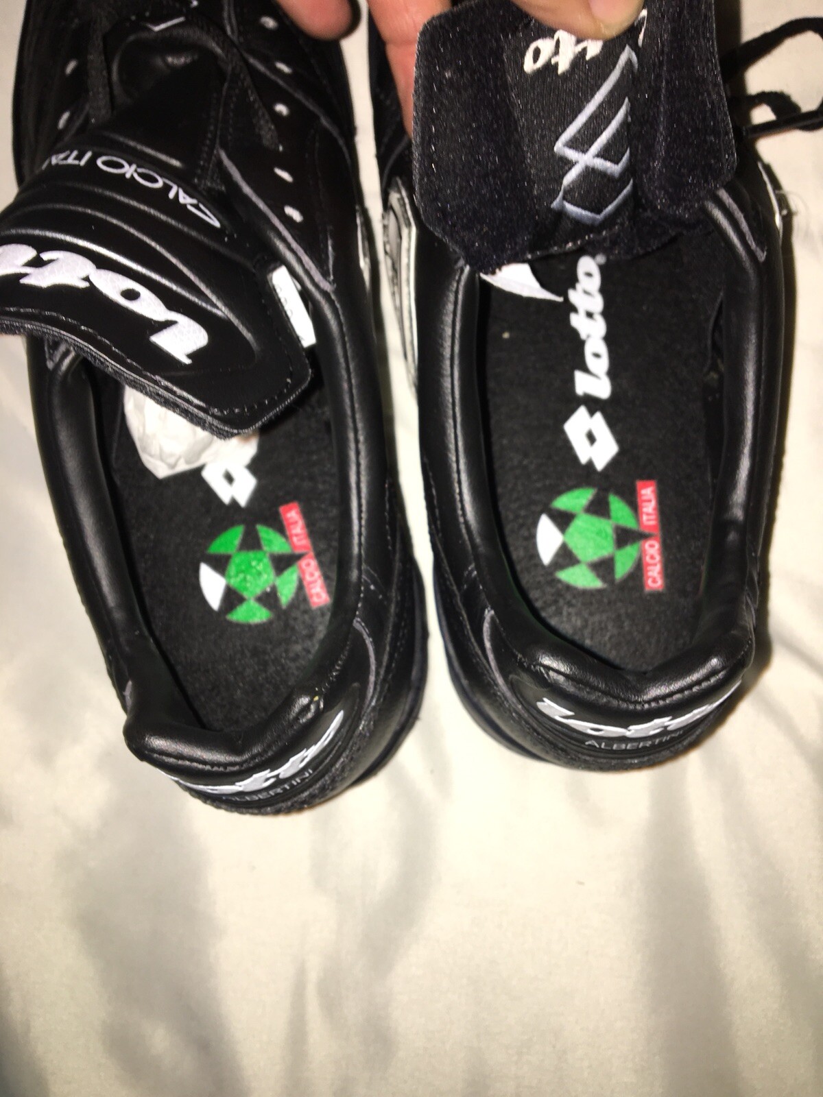 VTG Lotto Albertini TF Leather Indoor Soccer Shoes Men’s 7 NWOB Made In ...