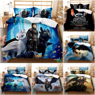 How To Train Your Dragon Bedding Set Quilt Duvet Cover Single Double ...