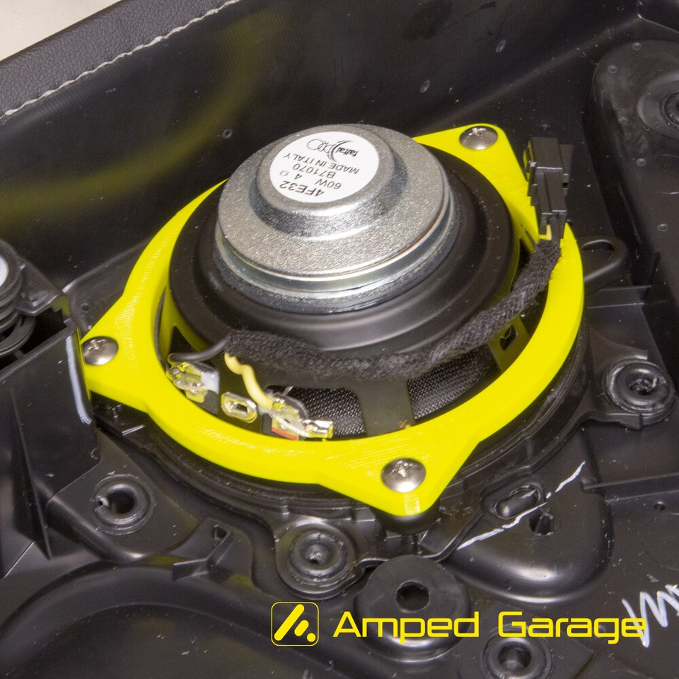 Amped Garage Tesla Model 3/Y Speaker Brackets 4" Midrange Rear Door ...