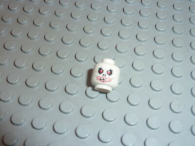 LEGO Minifigure Head Skull Evil with Red Eyes and Red 3626bpb0525 Set ...