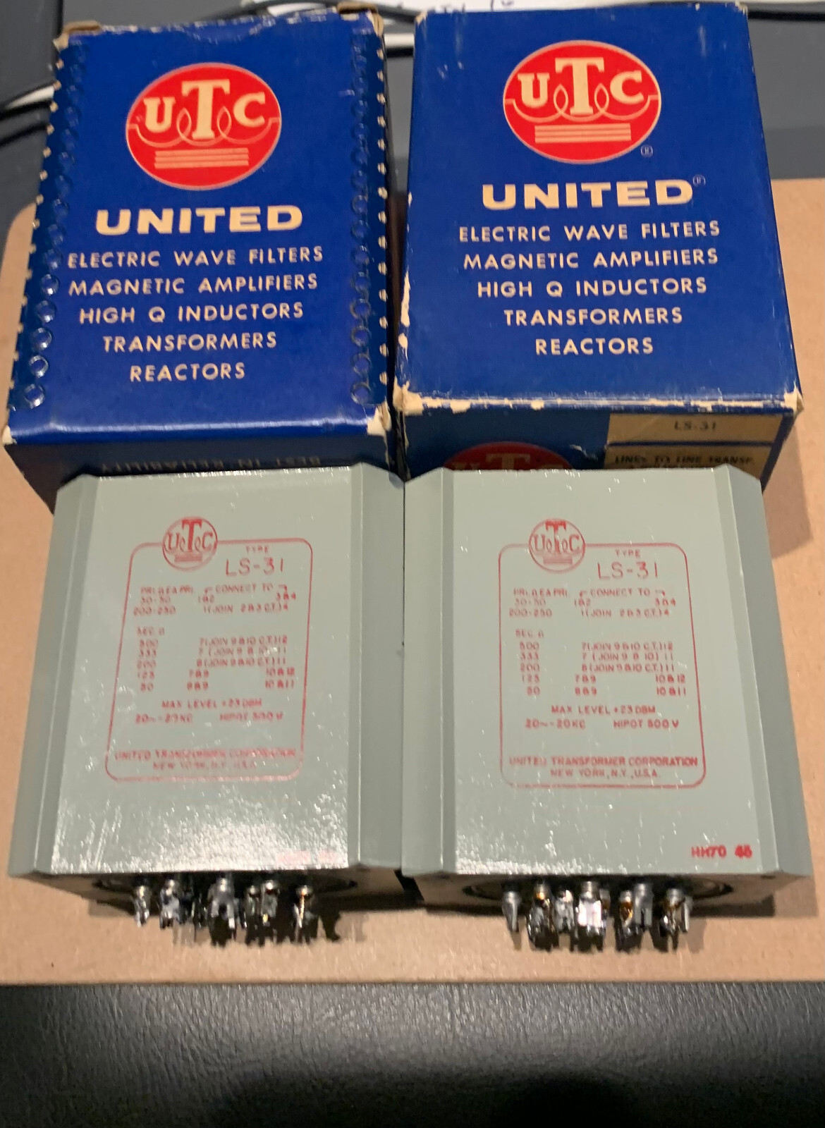 UTC LS-31 Transformer (Pair) Audio Rare | eBay