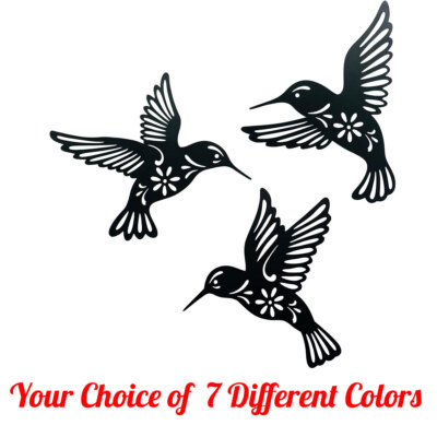 3 Pack Hummingbirds Vinyl Decals Car Truck Tumbler Laptop Tablet ...