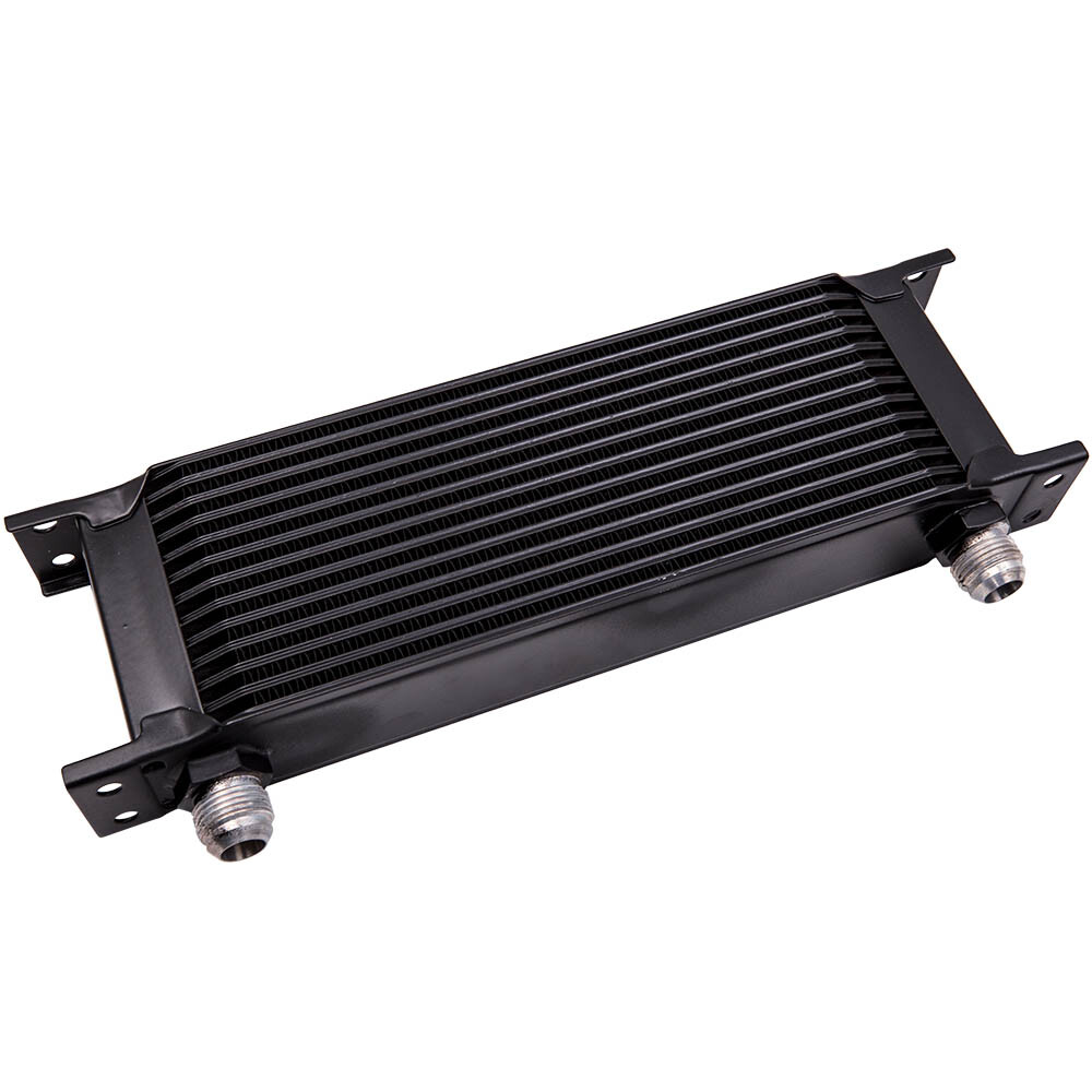 Black Oil Cooler + Filter Relocation Kit Fit For Universal 13 Row An10 ...