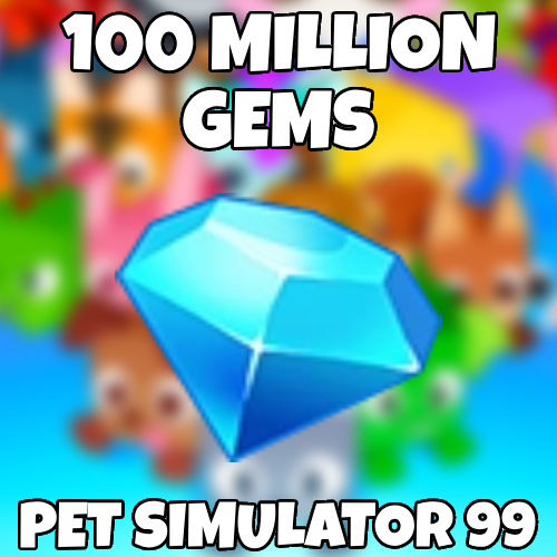 100M Gems 💎- Pet Simulator 99 - Pet Sim 99 | eBay