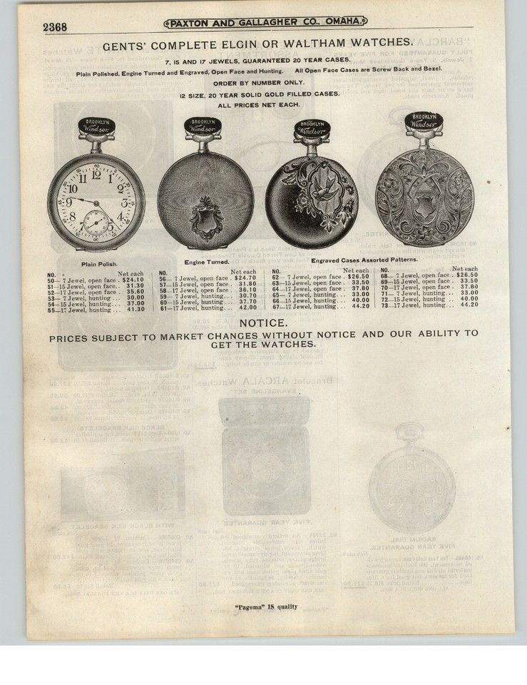 1921 PAPER AD Knickerbocker Store Display Pocket Watch Case Cabinet ...