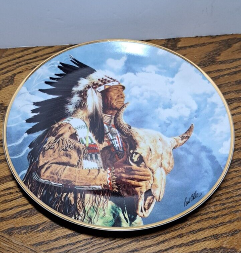 FRANKLIN MINT INDIAN CHIEF PLATE 8 1/4'' | eBay
