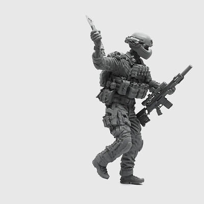 1/35 US Navy Seal Assault Tomahawk Soldier Resin Figure Model Kit ...