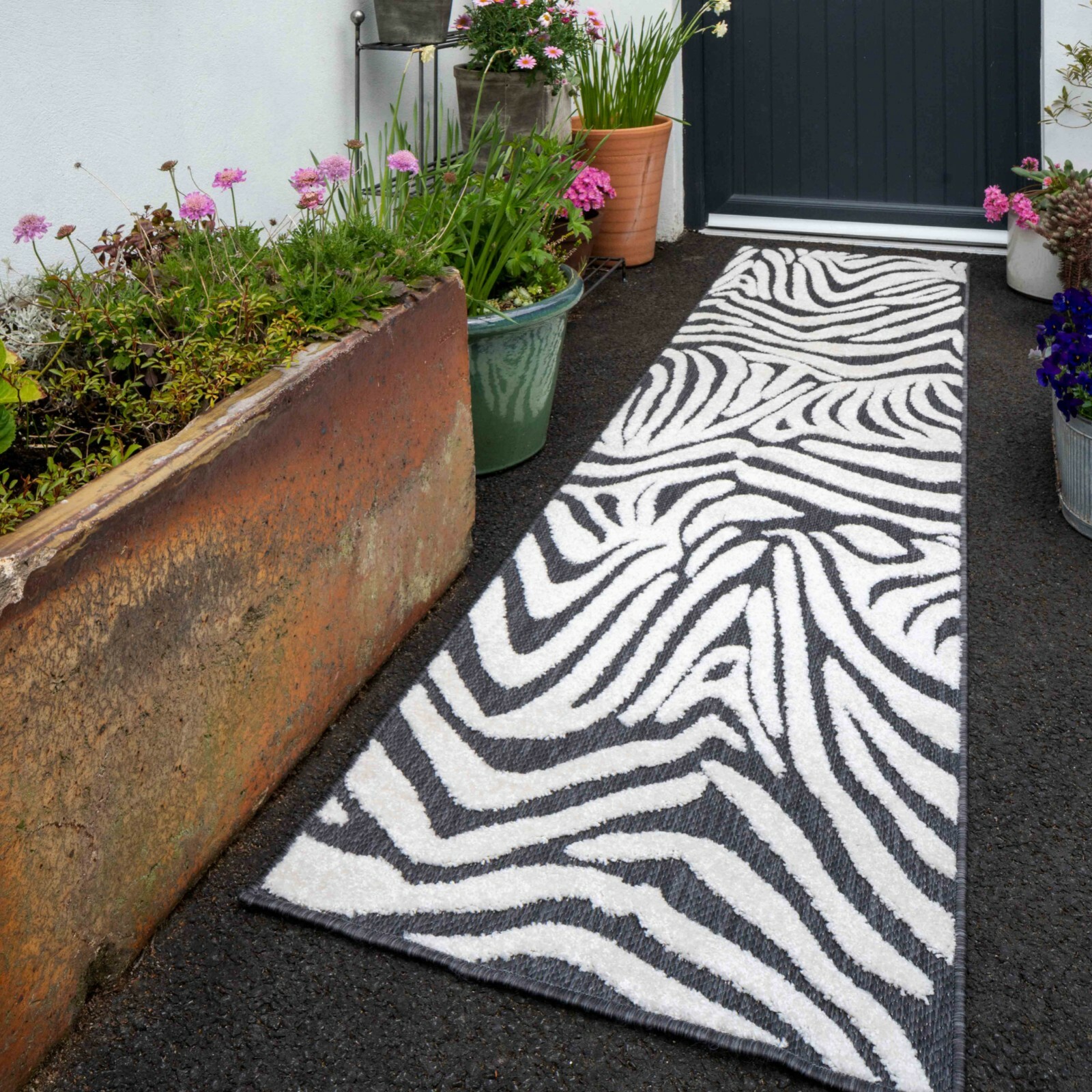 Leopard Print Runner Rug
