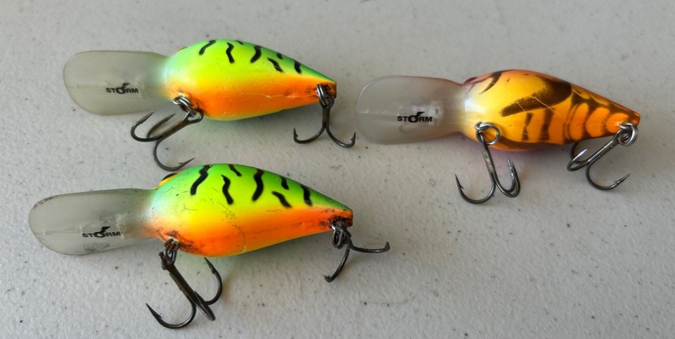 (3) Storm Fishing Lures Plugs Bass | eBay
