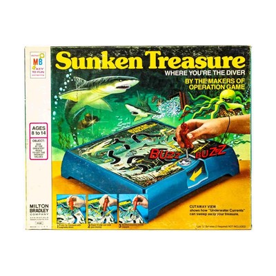 MTB Boardgame Sunken Treasure Box VG/VG+ | eBay