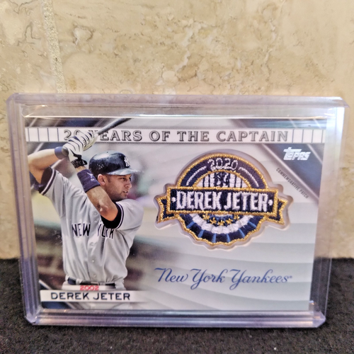 2020 Derek Jeter Topps Update 20 Years of the Captain #20YCC02 Patch ...