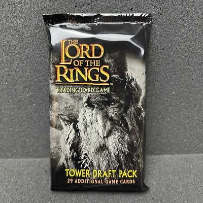 LOTR Tower Draft Booster Pack Lord Of The Rings TCG CCG 29 cards per ...