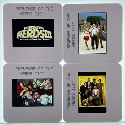 35mm Publicity Slides Lot of 4 Revenge of the Nerds III | eBay