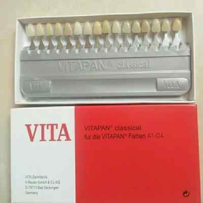 Dental VITAPAN Tooth Shade Guide classical 16 Colours FIRST COPY Whiten ...
