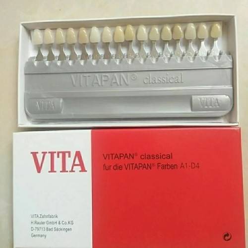 Dental VITAPAN Tooth Shade Guide classical 16 Colours FIRST COPY Whiten ...