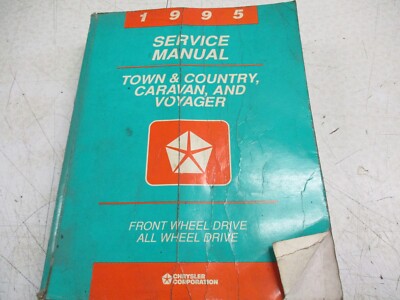 MoPar Service Manual - Used - 1995 Minivan - Original Dealer Service ...