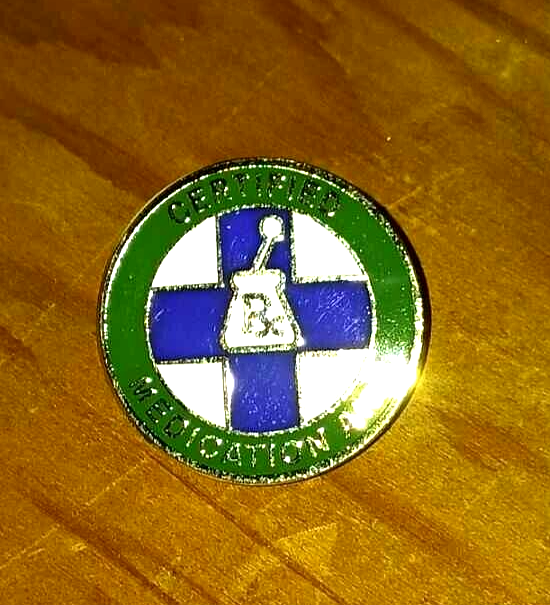 Qualified Medication Aide Lapel Pin Graduation Recognition
